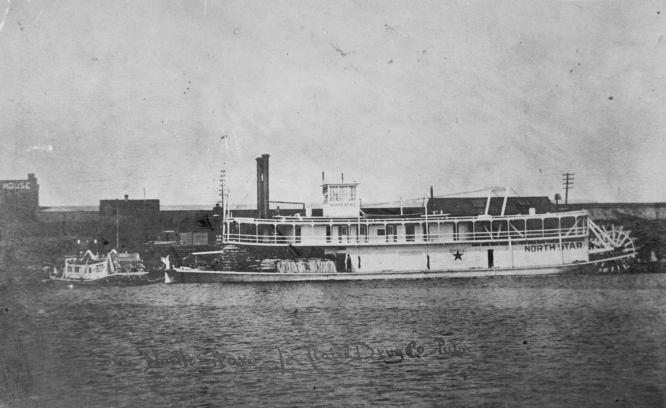 ‎North Star (Towboat/Rafter, 1906-1917?) - UWDC - UW-Madison Libraries