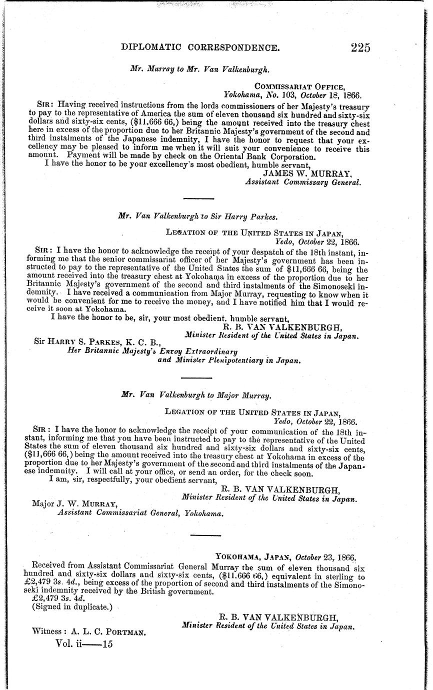 Executive documents printed by order of the House of Representatives ...