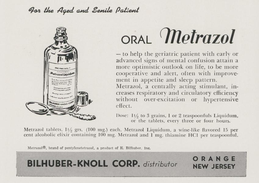 ‎Metrazol advertisement - UWDC - UW-Madison Libraries