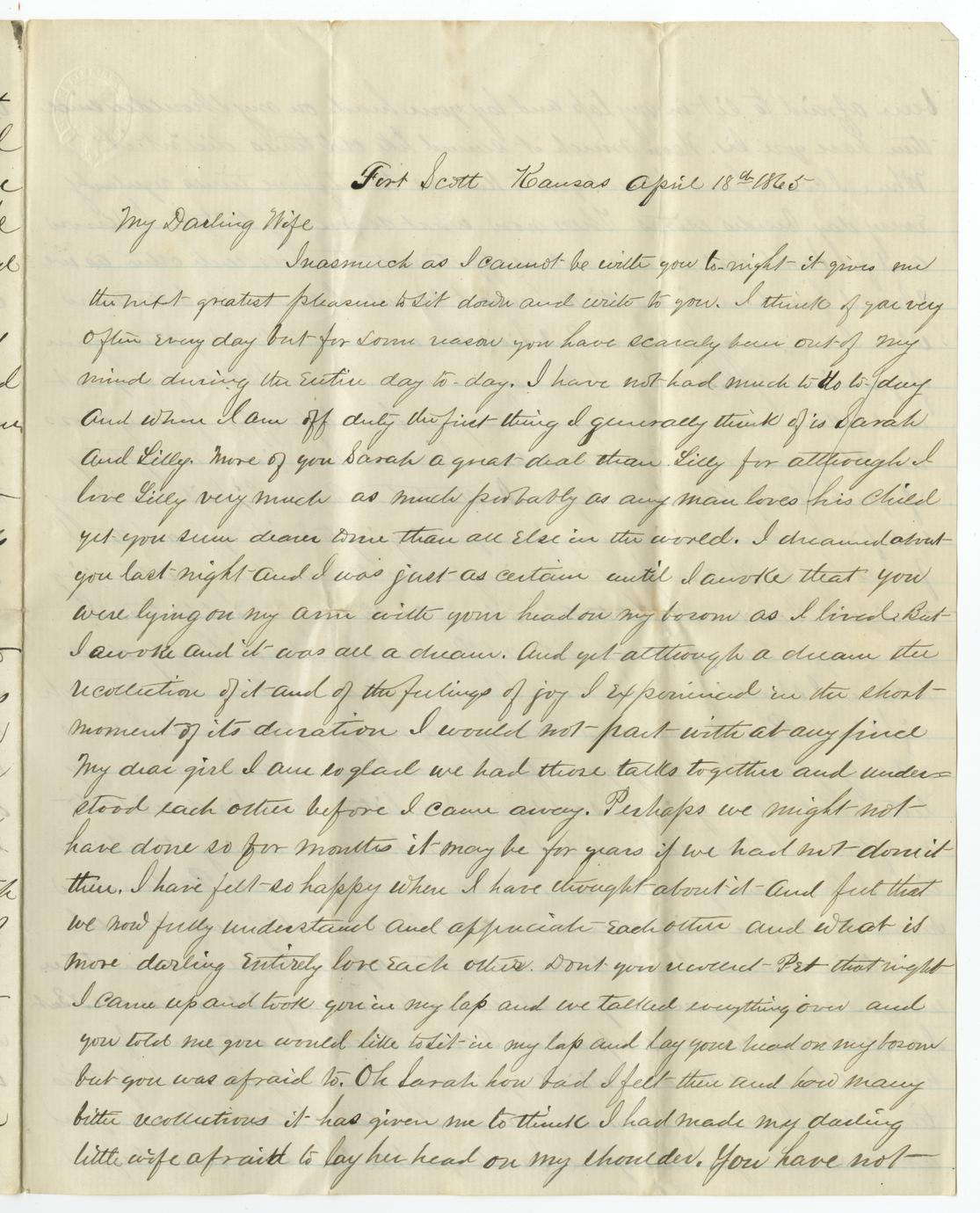 Letters, 1865 - Full view - UWDC - UW-Madison Libraries