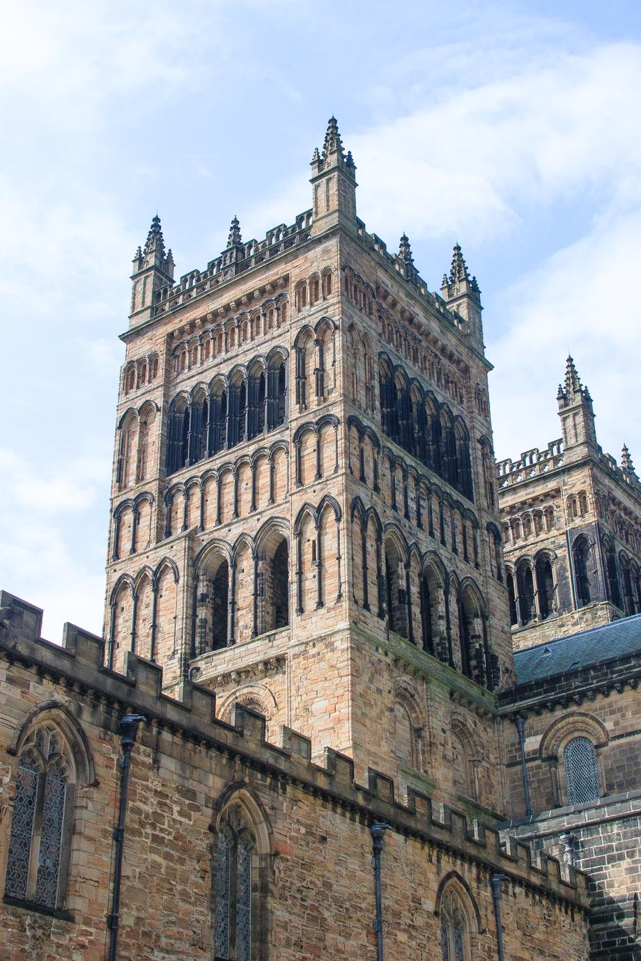 ‎Durham Cathedral exterior southwest tower from the cloister - UWDC ...