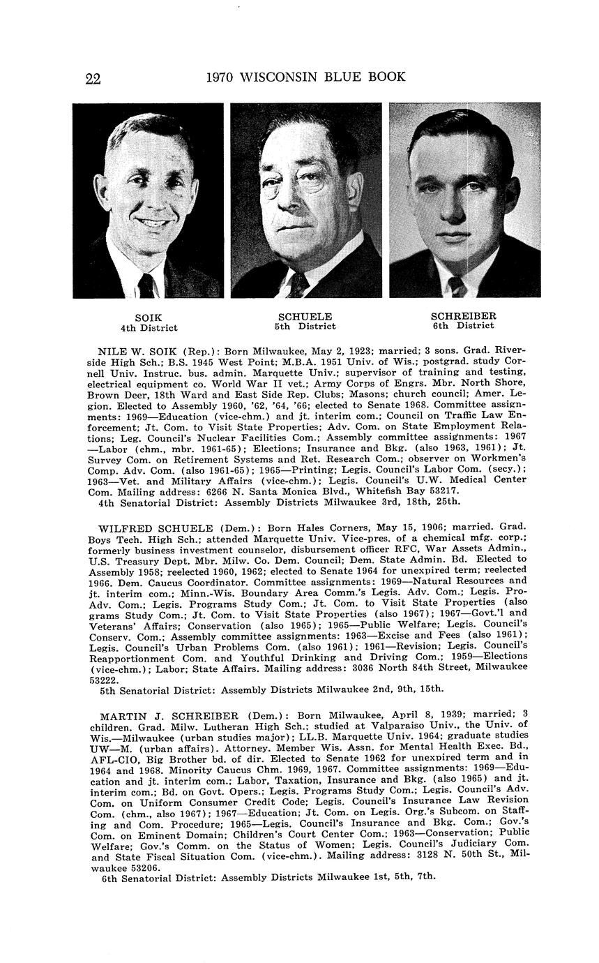 The state of Wisconsin Blue Book 1970 - Full view - UWDC - UW-Madison ...