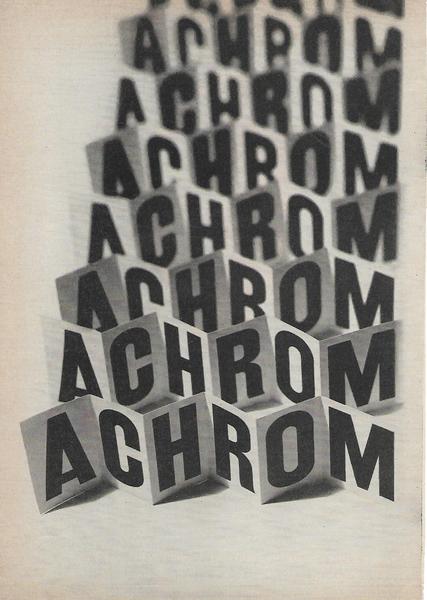 ‎Achrom advertisement - UWDC - UW-Madison Libraries