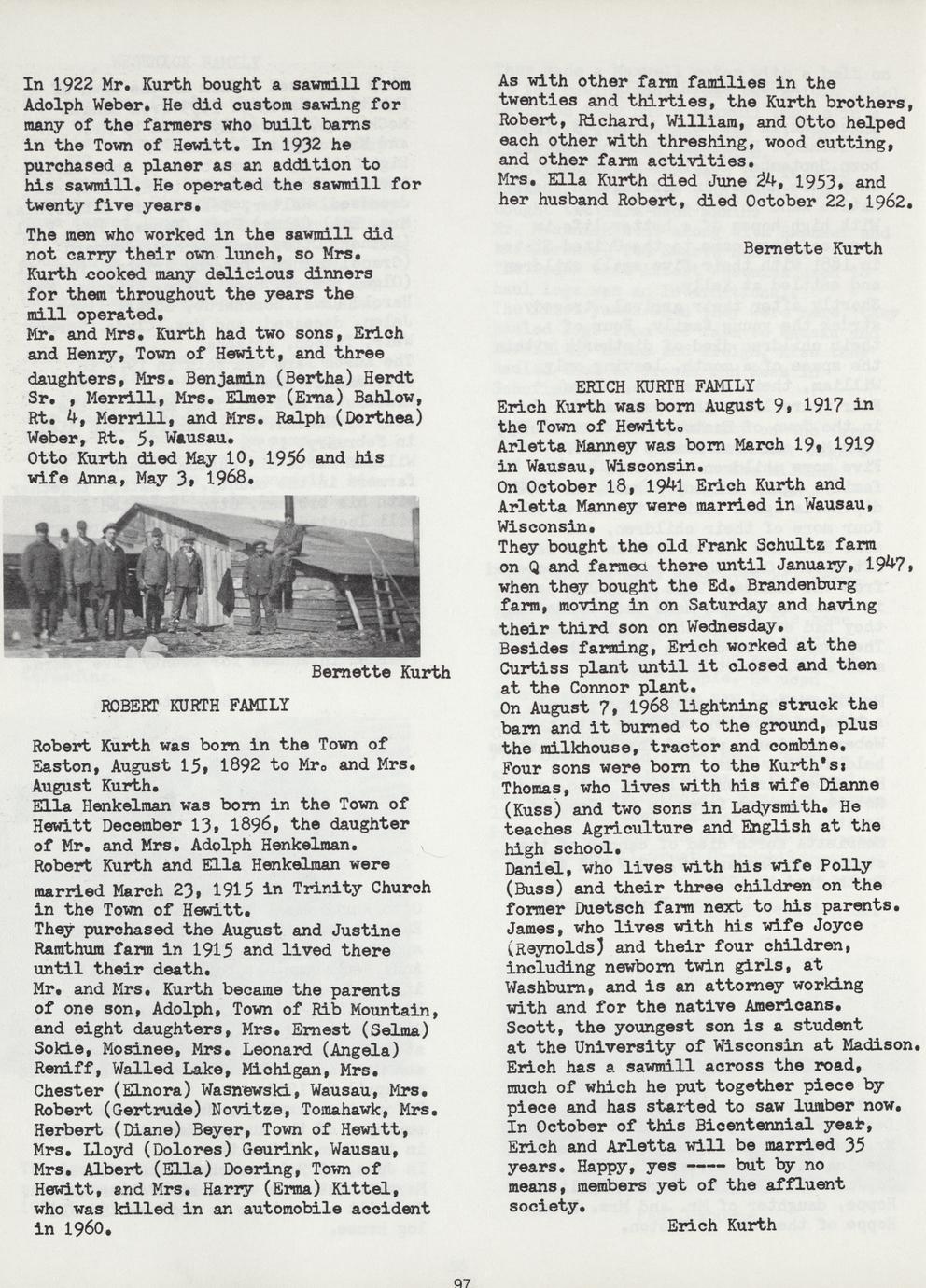 Town of Hewitt : bicentennial, 1776-1976 - Full view - UWDC - UW ...