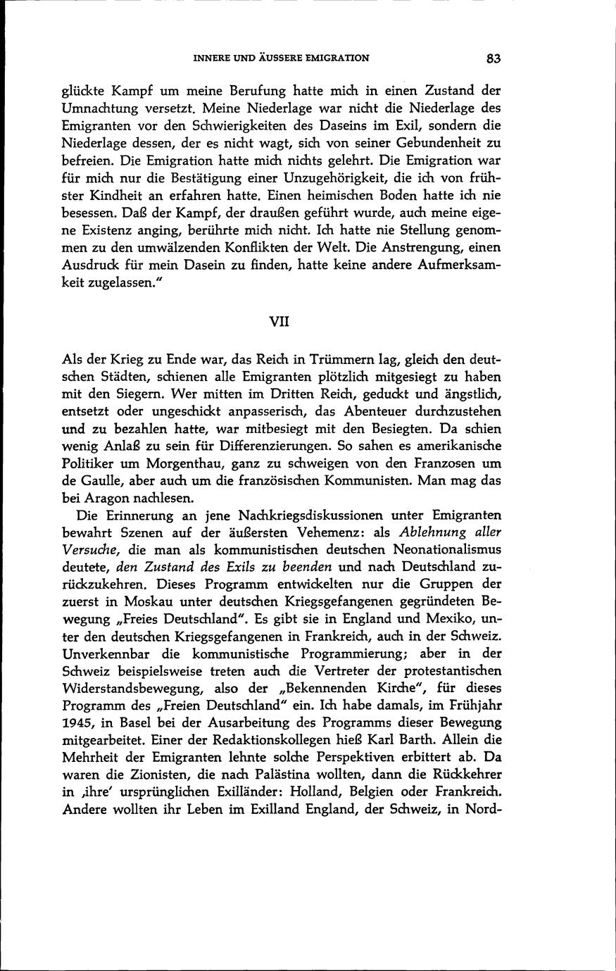 Exil und innere Emigration - Full view - UWDC - UW-Madison Libraries