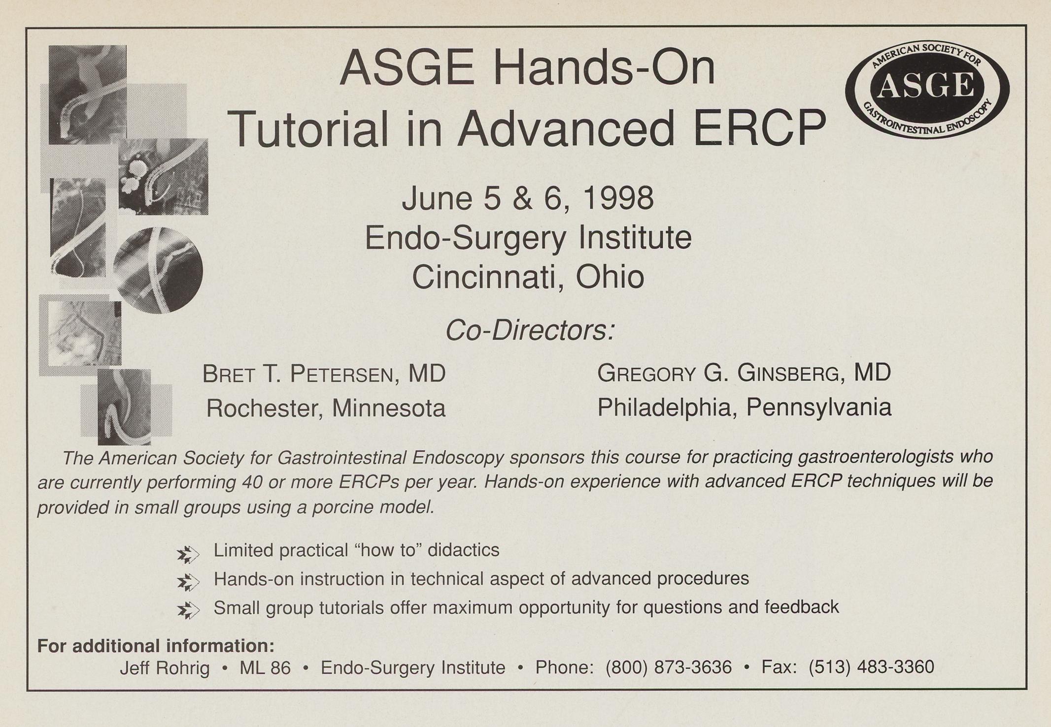 ‎American Society of Gastrointestinal Endoscopy Tutorial in Advanced ...