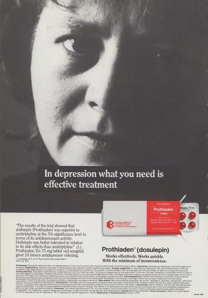 ‎Prothiaden dosulepin advertisement - UWDC - UW-Madison Libraries