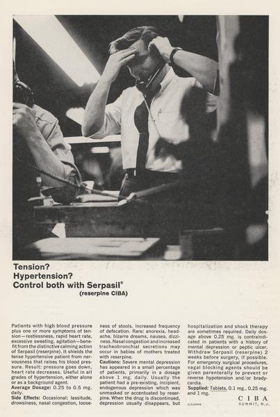 ‎Serpasil advertisement - UWDC - UW-Madison Libraries