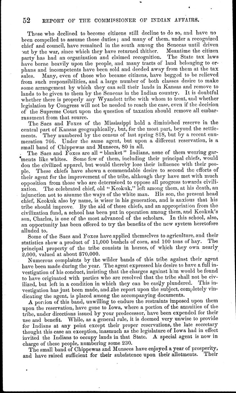 Annual report of the Commissioner of Indian Affairs, for the year 1866 ...