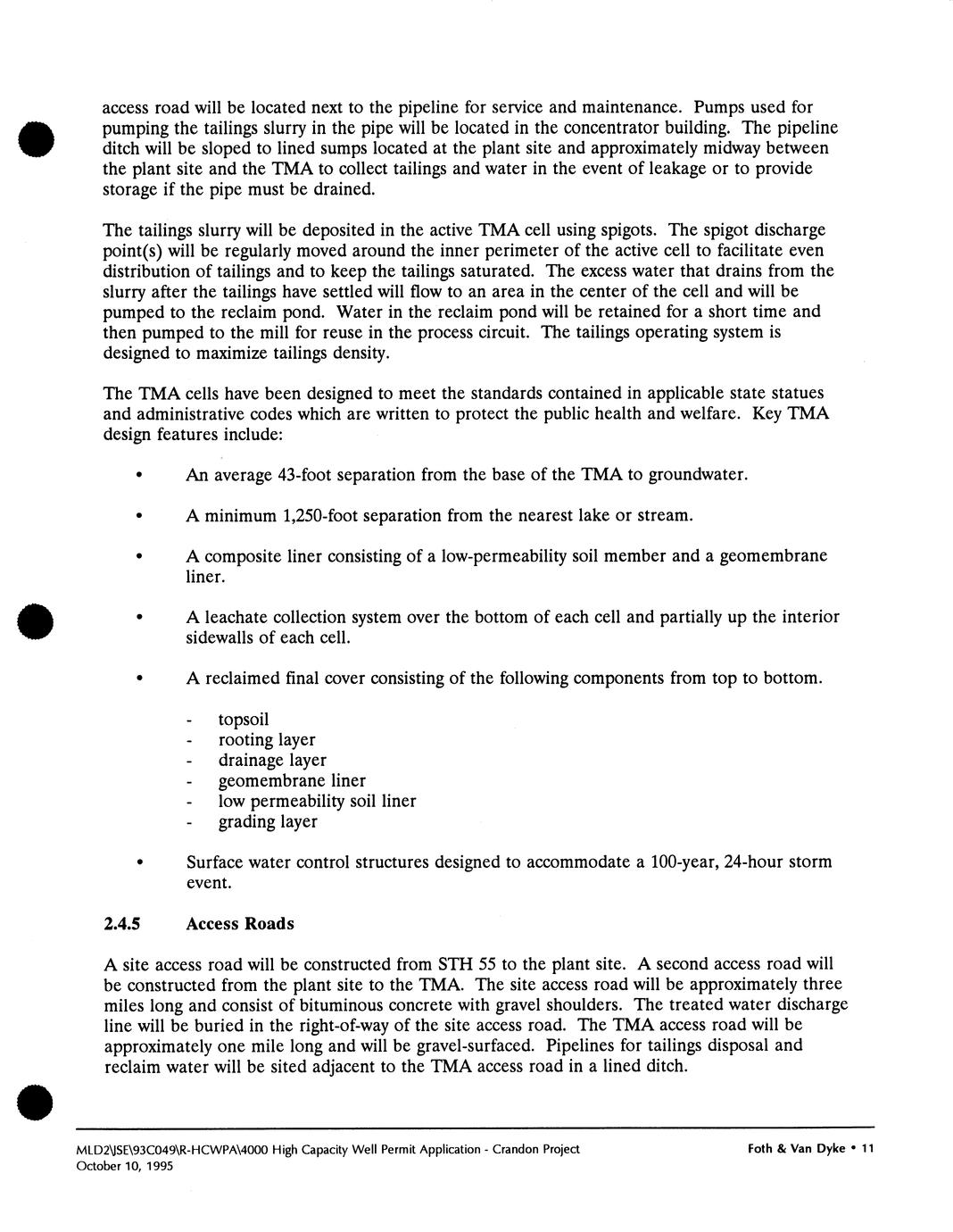 High capacity well permit application - Full view - UWDC - UW-Madison ...