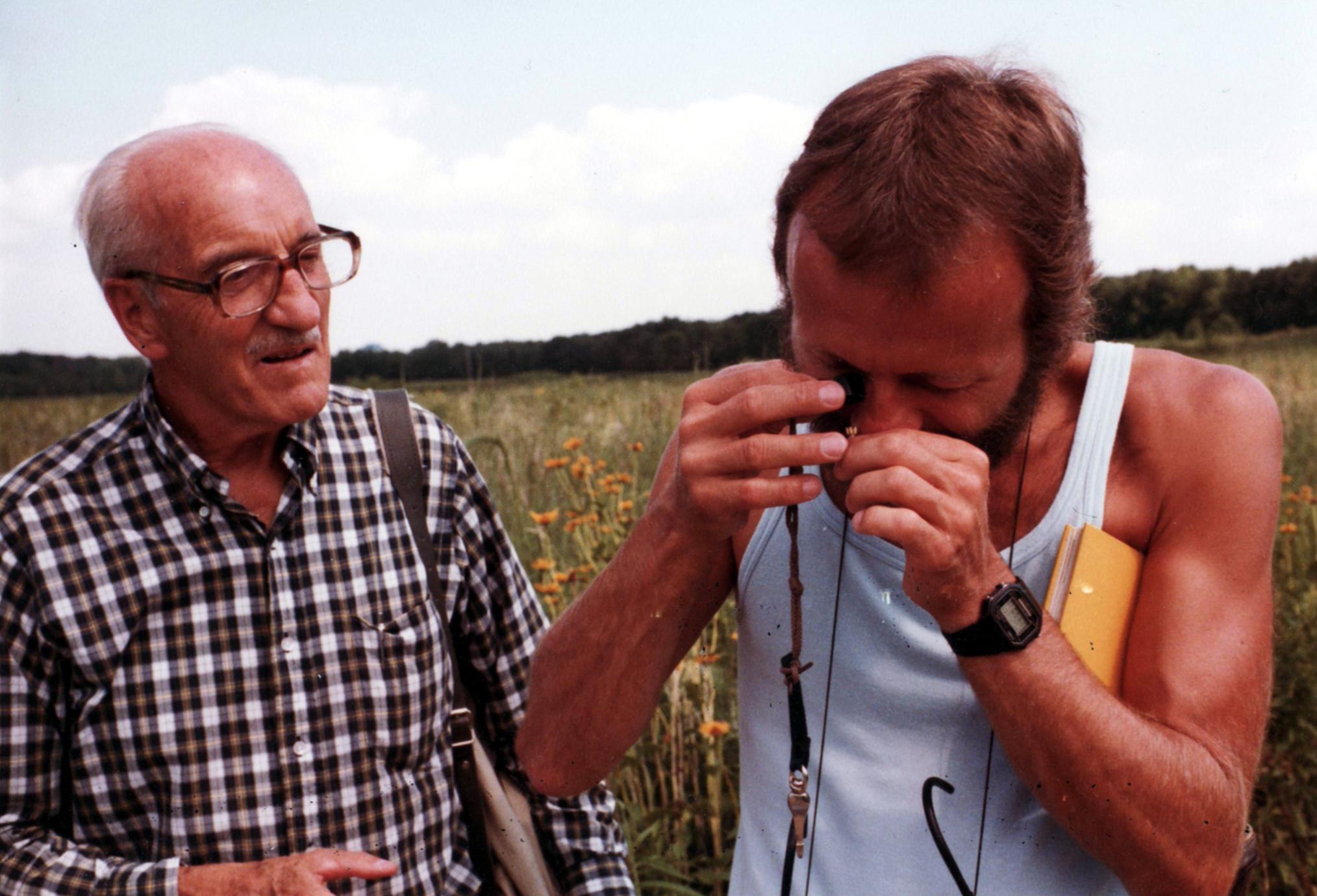 ‎Arthur Hasler and Fritz von Siegfried at Greene Prairie - UWDC - UW ...