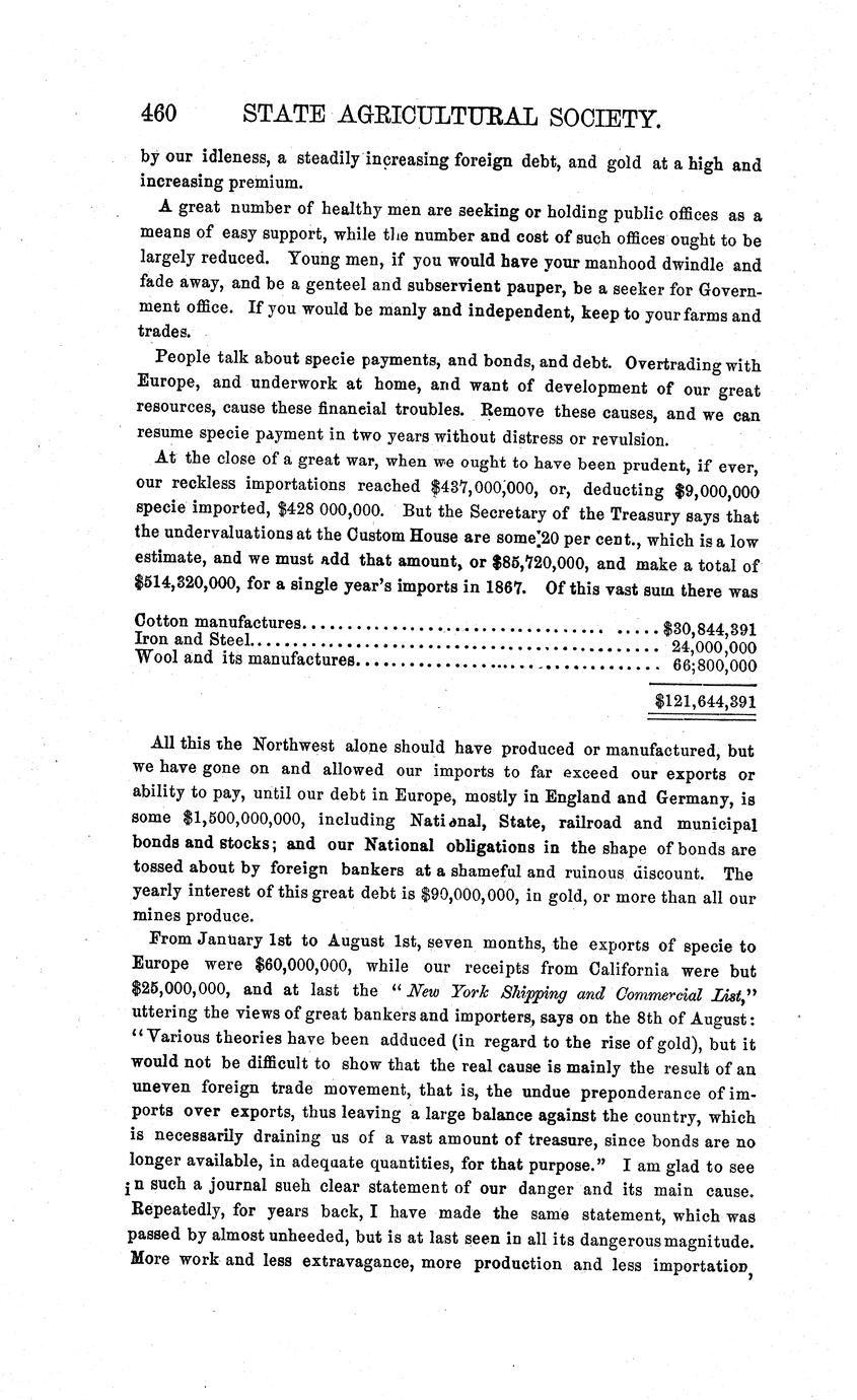 Transactions of the Wisconsin State Agricultural Society, with the ...