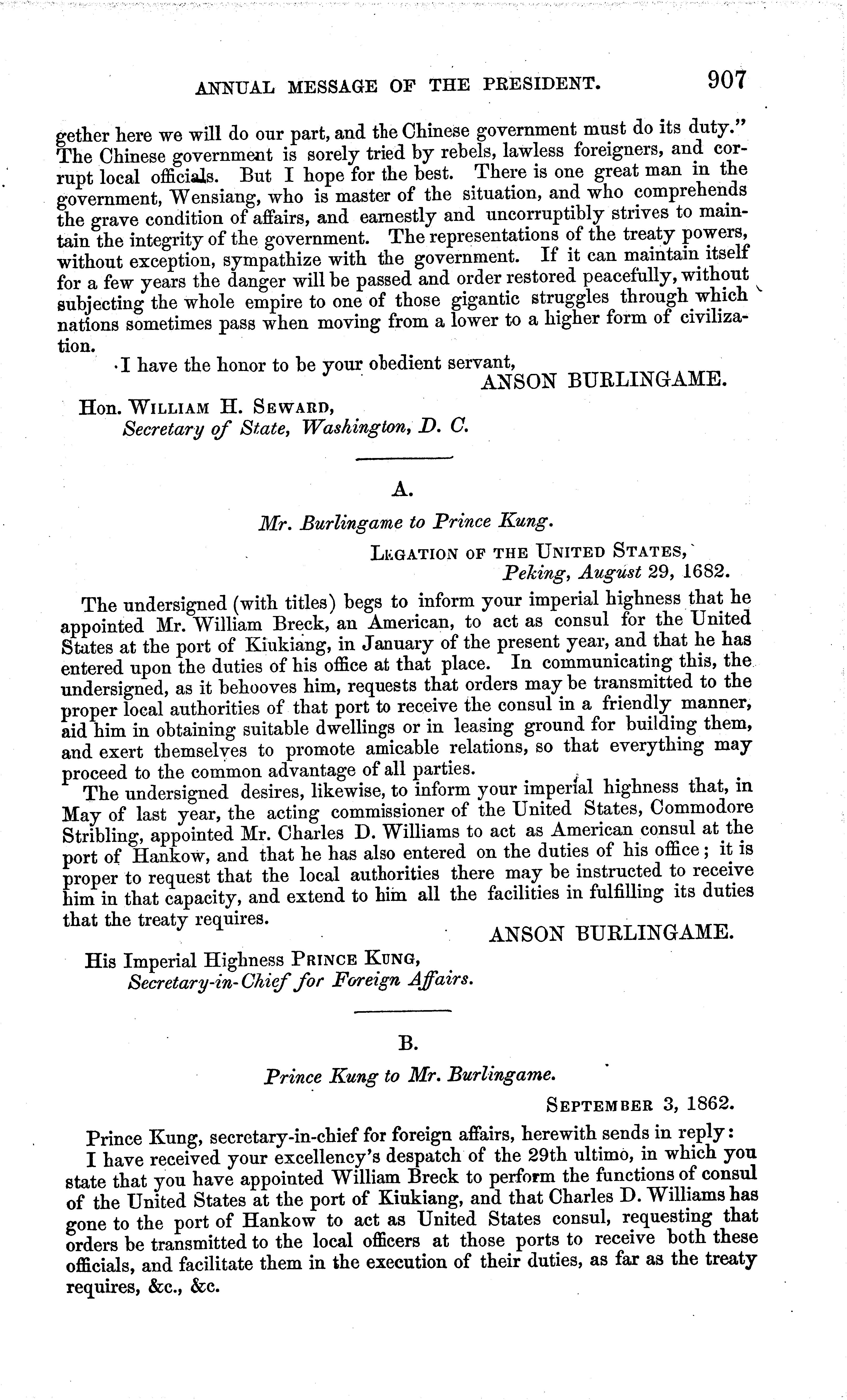 Message of the president of the United States, and accompanying ...