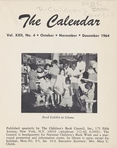 ‎Children's Book Council Calendar Vol. 22, no. 4 1964 (October-December ...