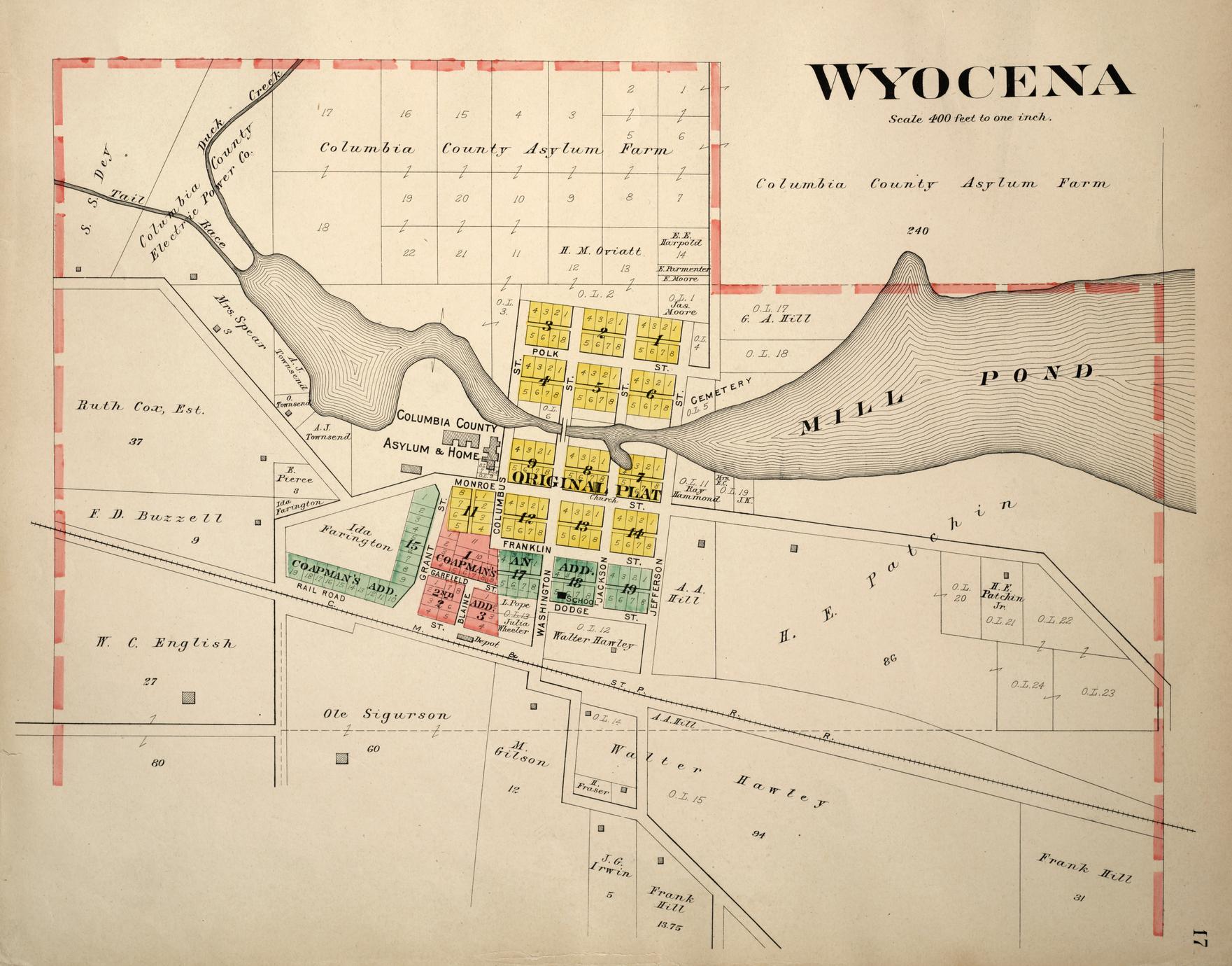 Plat book of Columbia County, Wisconsin. Compiled from county records ...