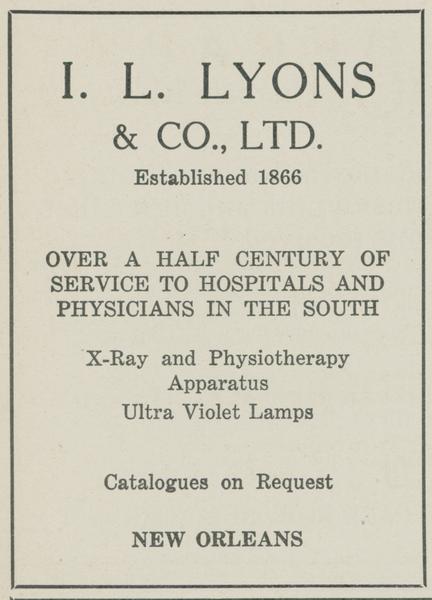 ‎I. L. Lyons & Company advertisement - UWDC - UW-Madison Libraries