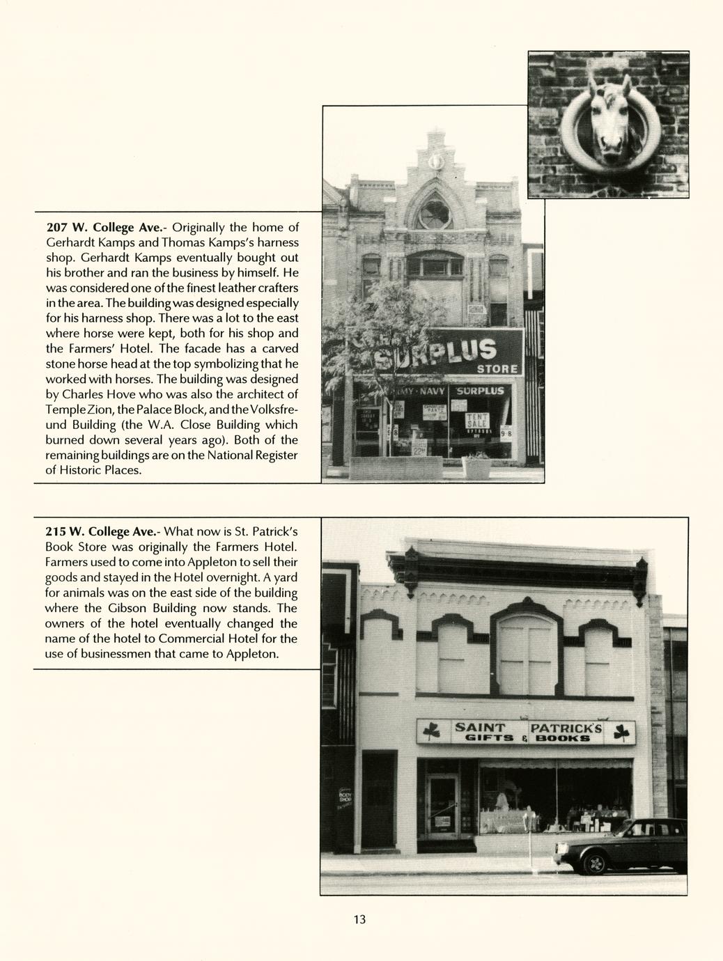 City of Appleton 1989 historic sites inventory - Full view - UWDC - UW ...