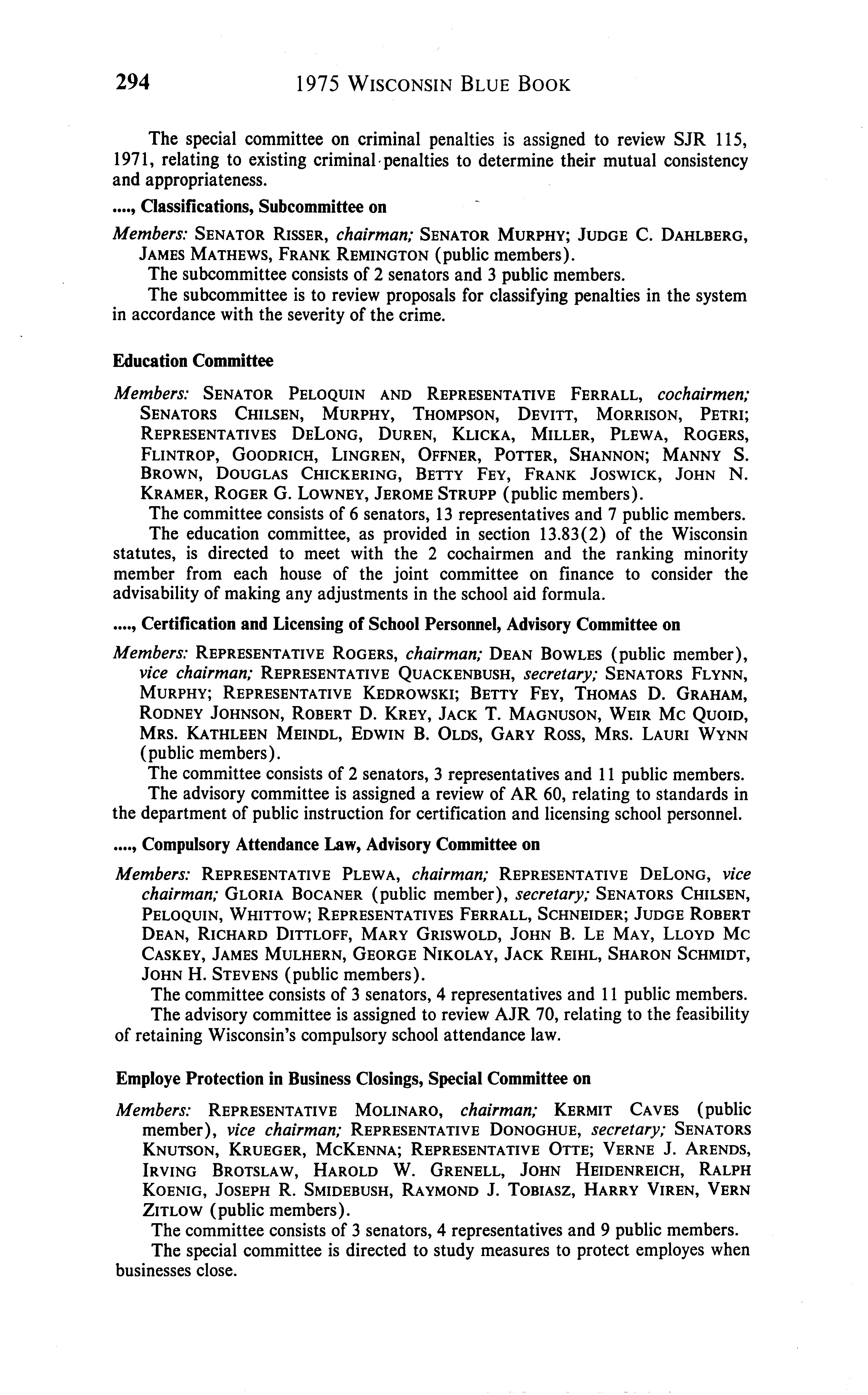 The state of Wisconsin Blue Book 1975 - Full view - UWDC - UW-Madison ...