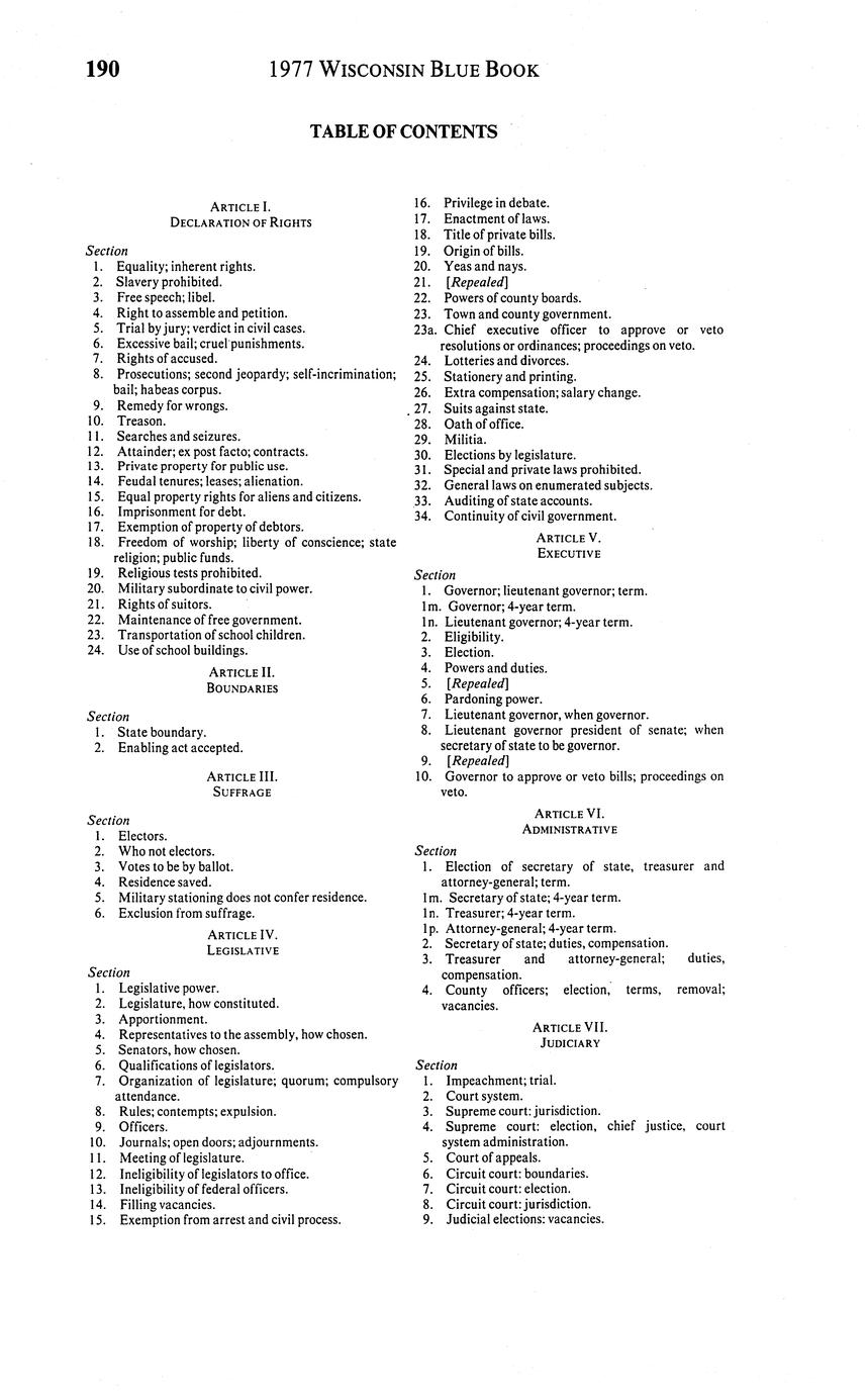 The state of Wisconsin Blue Book 1977 - Full view - UWDC - UW-Madison ...