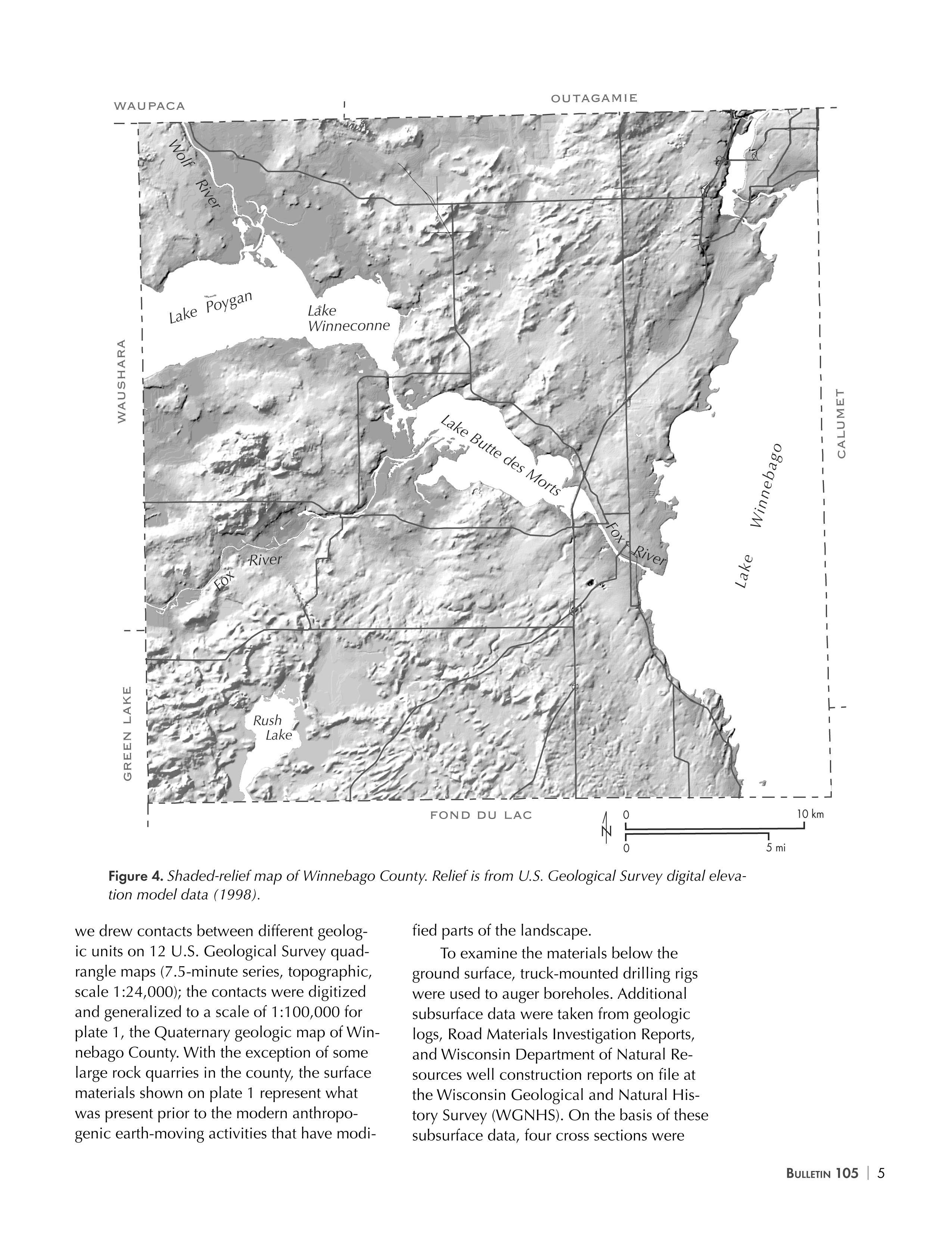Quaternary geology of Winnebago County, Wisconsin - Full view - UWDC ...