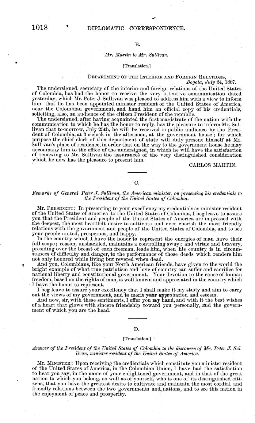 Executive documents printed by order of the House of Representatives ...
