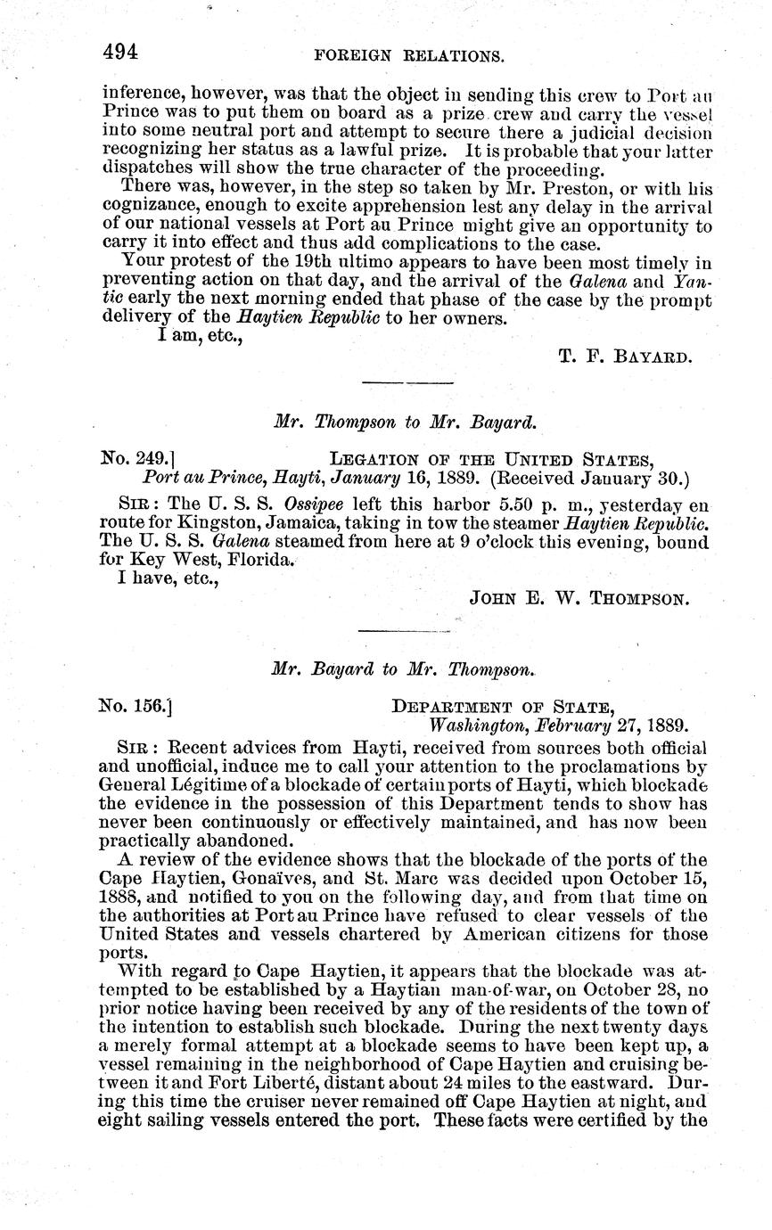 The executive documents printed by order of the House of ...