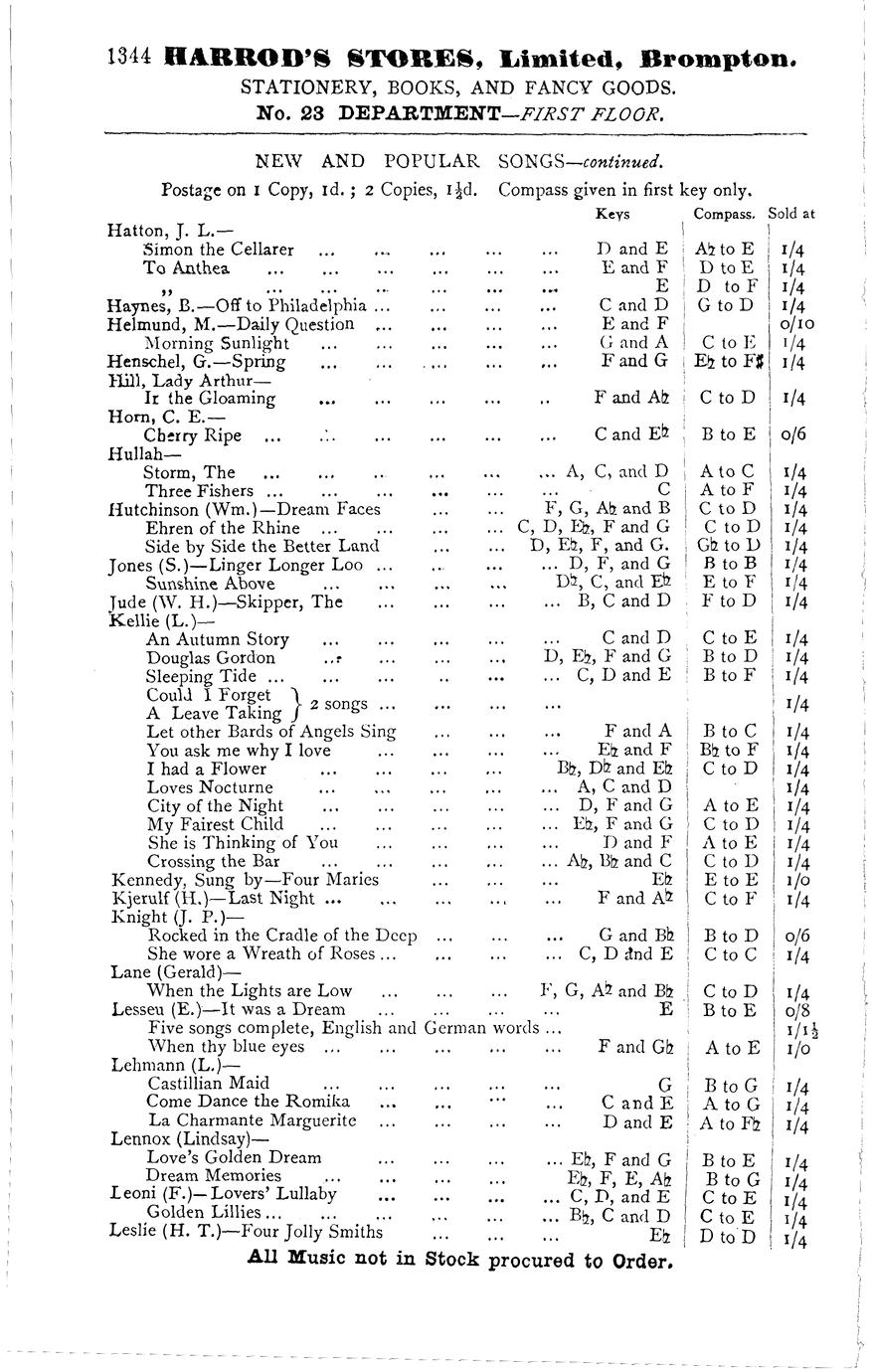 Victorian shopping : Harrod's catalogue 1895 - Full view - UWDC - UW ...