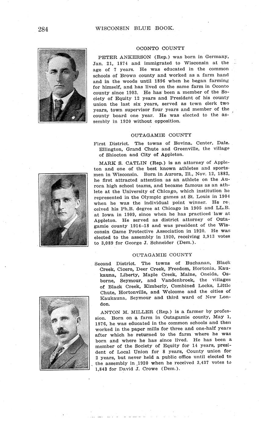 The Wisconsin Blue Book 1921 - Full view - UWDC - UW-Madison Libraries