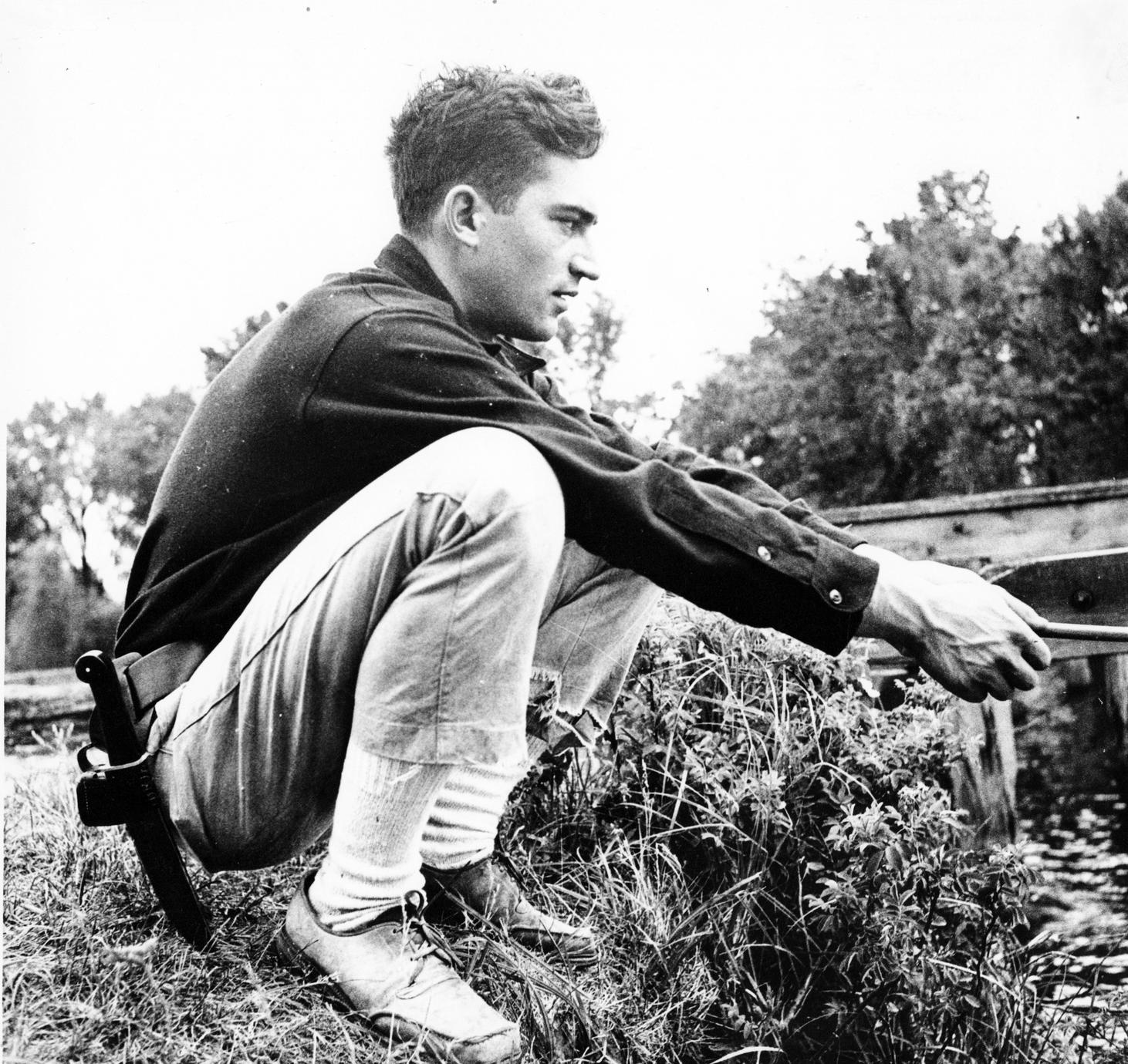 ‎Luna Leopold fishing near Chapman Lake Bridge - UWDC - UW-Madison ...