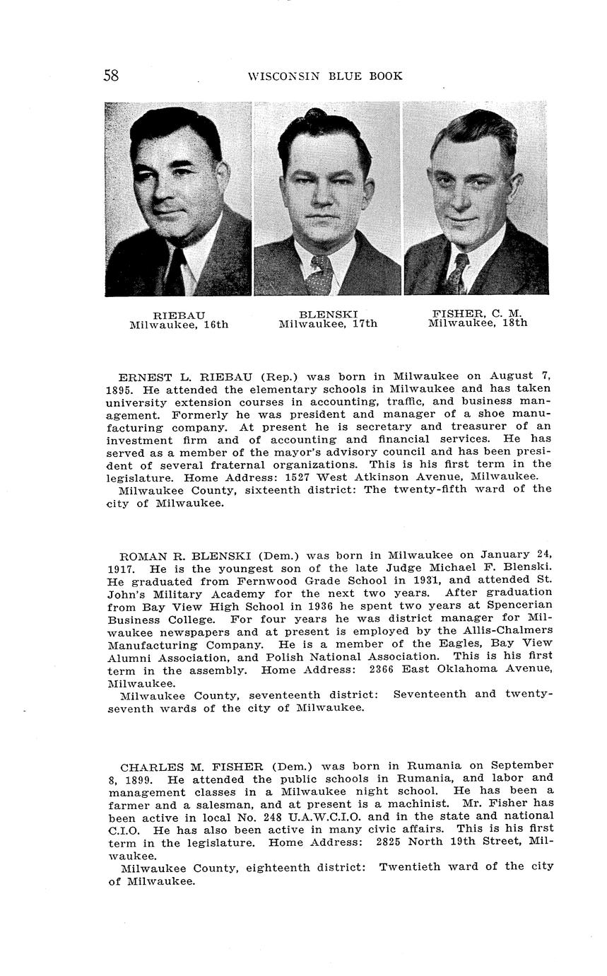 The Wisconsin Blue Book 1946 - Full view - UWDC - UW-Madison Libraries