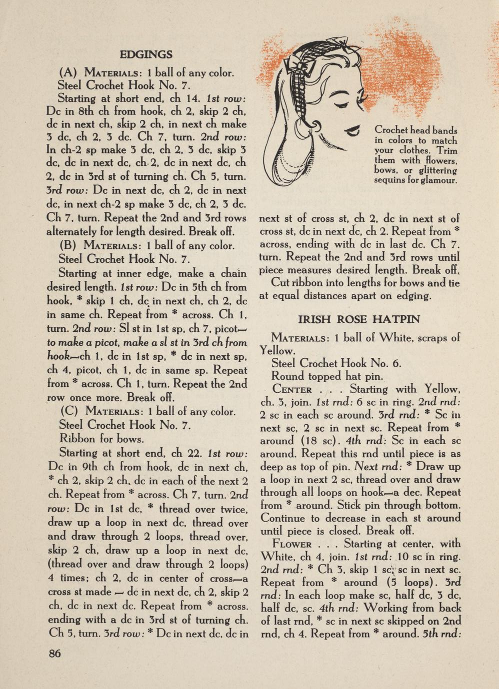 How to make and trim your own hats - Full view - UWDC - UW-Madison ...