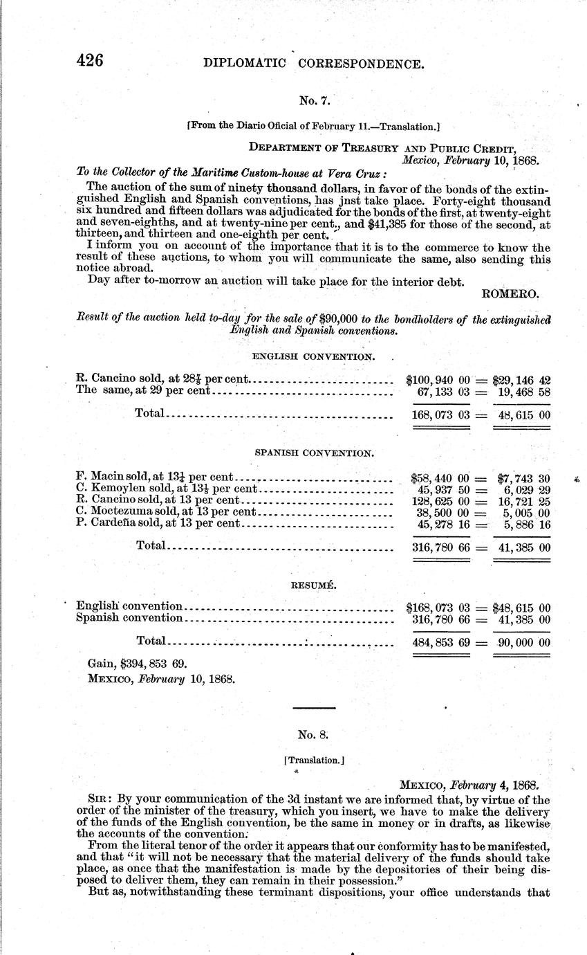 Executive documents printed by order of the House of Representatives ...