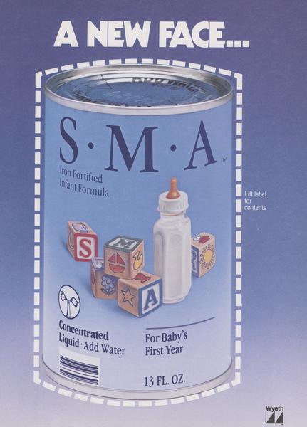 ‎S.M.A. Infant Formula advertisement - UWDC - UW-Madison Libraries