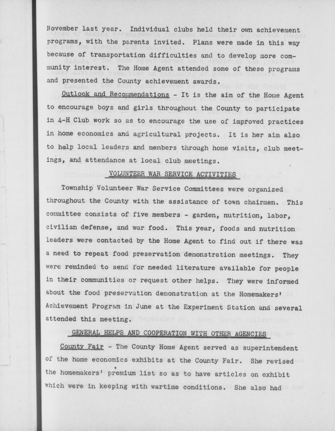 Annual report of the Bayfield County Agricultural Agent and the ...