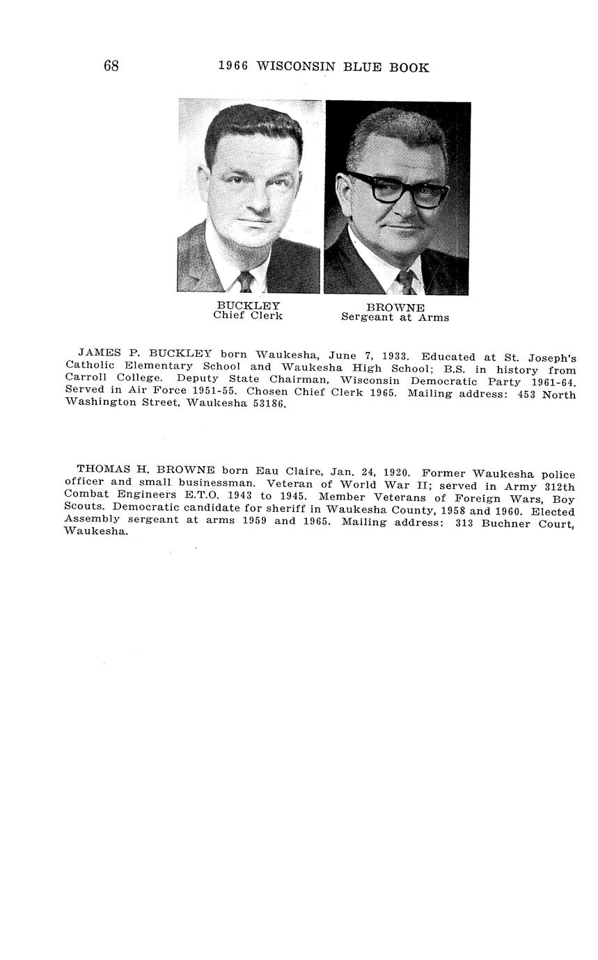 The Wisconsin Blue Book 1966 - Full view - UWDC - UW-Madison Libraries