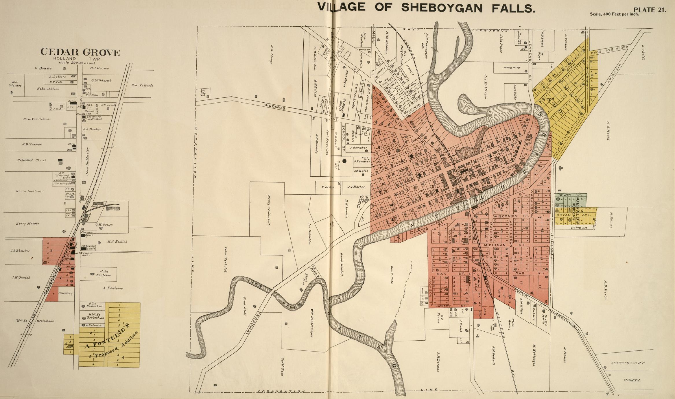 Illustrated historical atlas of Sheboygan County - Full view - UWDC ...