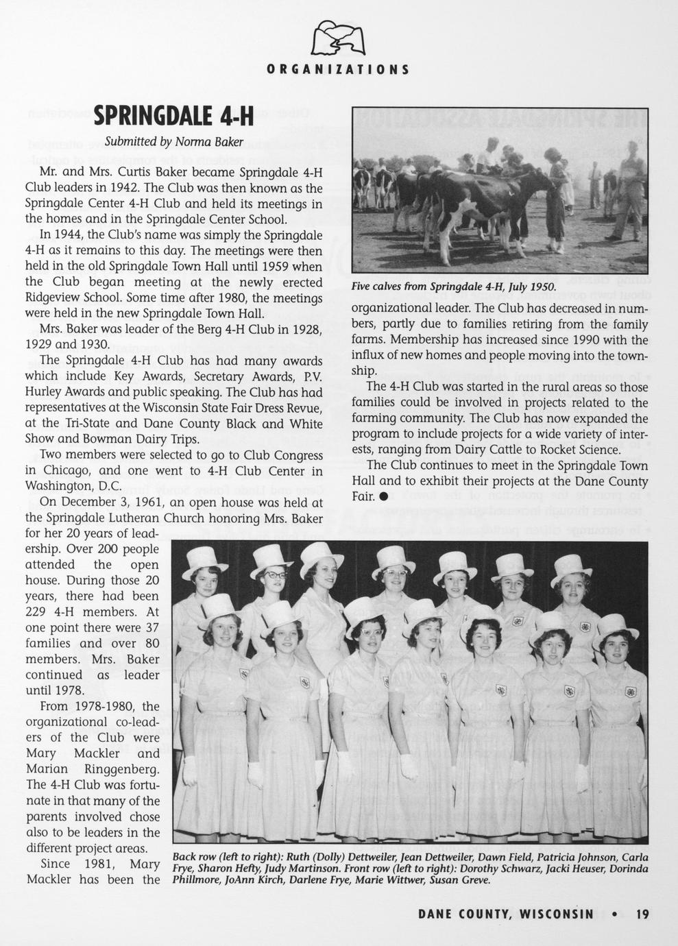 Town of Springdale, Dane County, Wisconsin : 1848-1998 - Full view ...