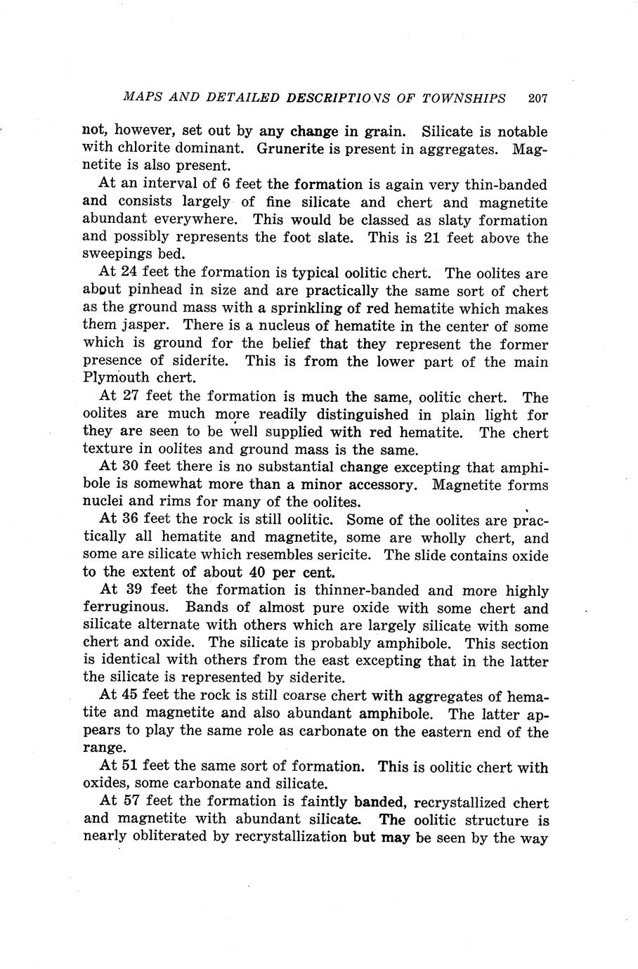 The geology of the Gogebic Iron Range of Wisconsin - Full view - UWDC ...