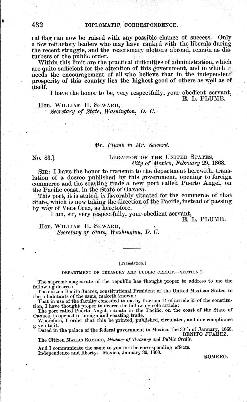 Executive documents printed by order of the House of Representatives ...