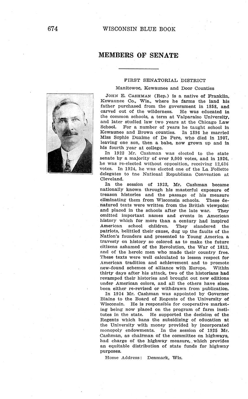 The Wisconsin Blue Book 1927 - Full view - UWDC - UW-Madison Libraries