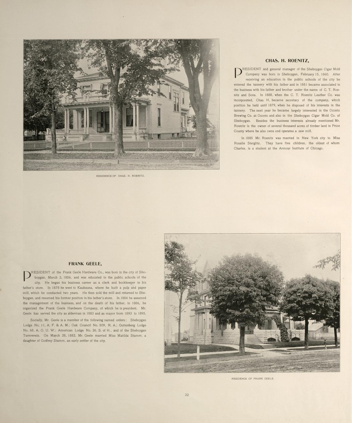 Illustrated historical atlas of Sheboygan County - Full view - UWDC ...