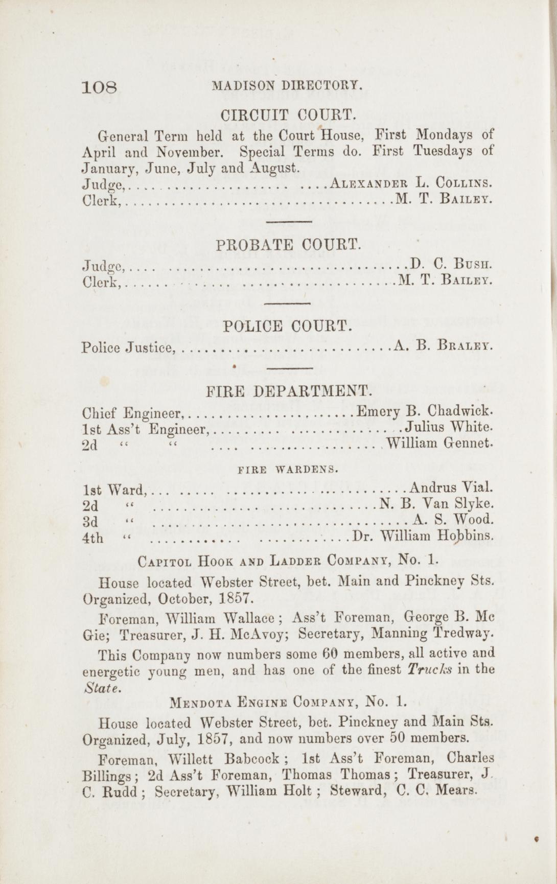 The Madison city directory, and business mirror, containing the names ...