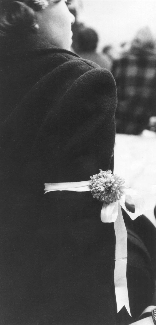 ‎Student with arm band at memorial for Kent State riots/shootings ...