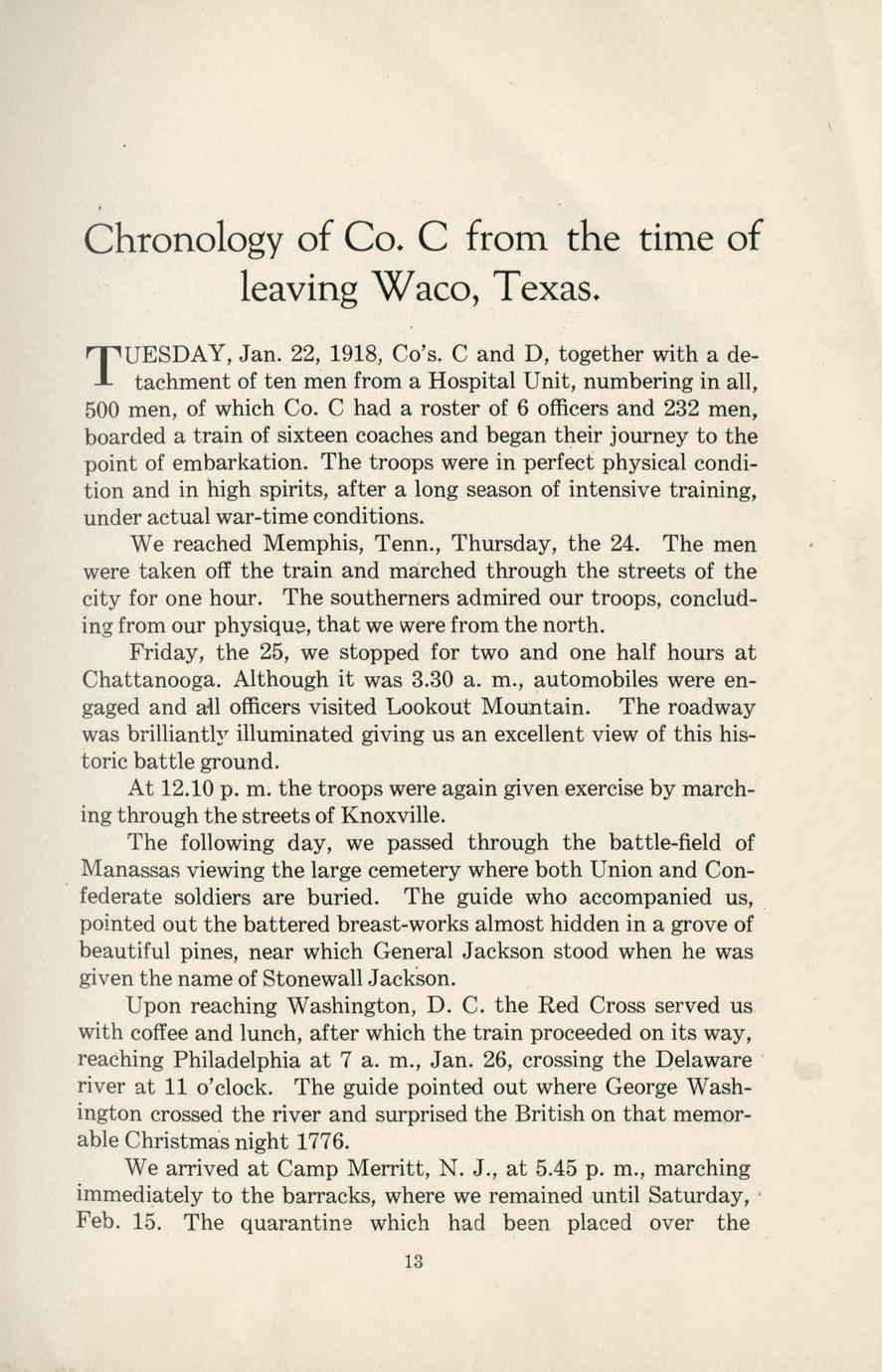 Co. C, 127th Infantry, in the World War; a story of the 32nd Division ...