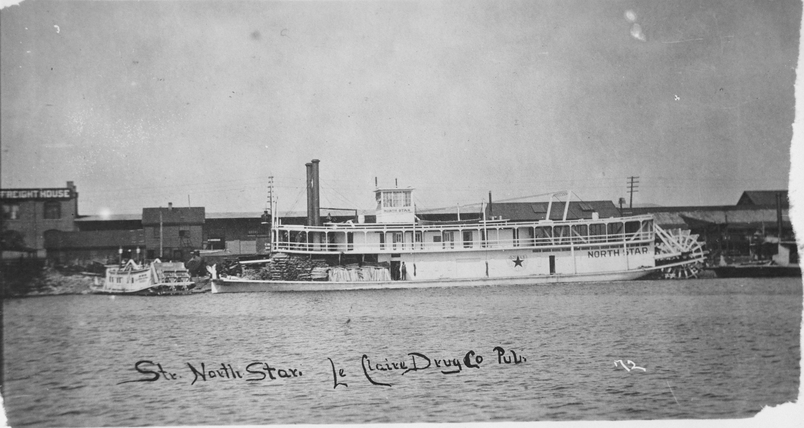 ‎North Star (Towboat/Rafter, 1906-1917?) - UWDC - UW-Madison Libraries