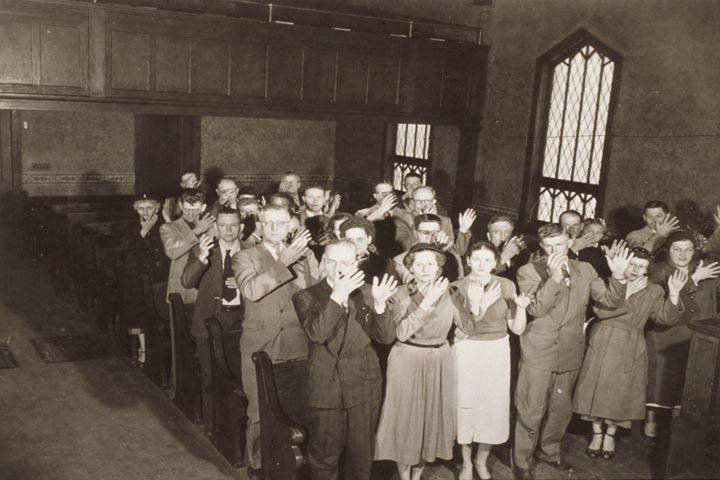 ‎Congregation at sign language church service in Madison, Wisconsin ...