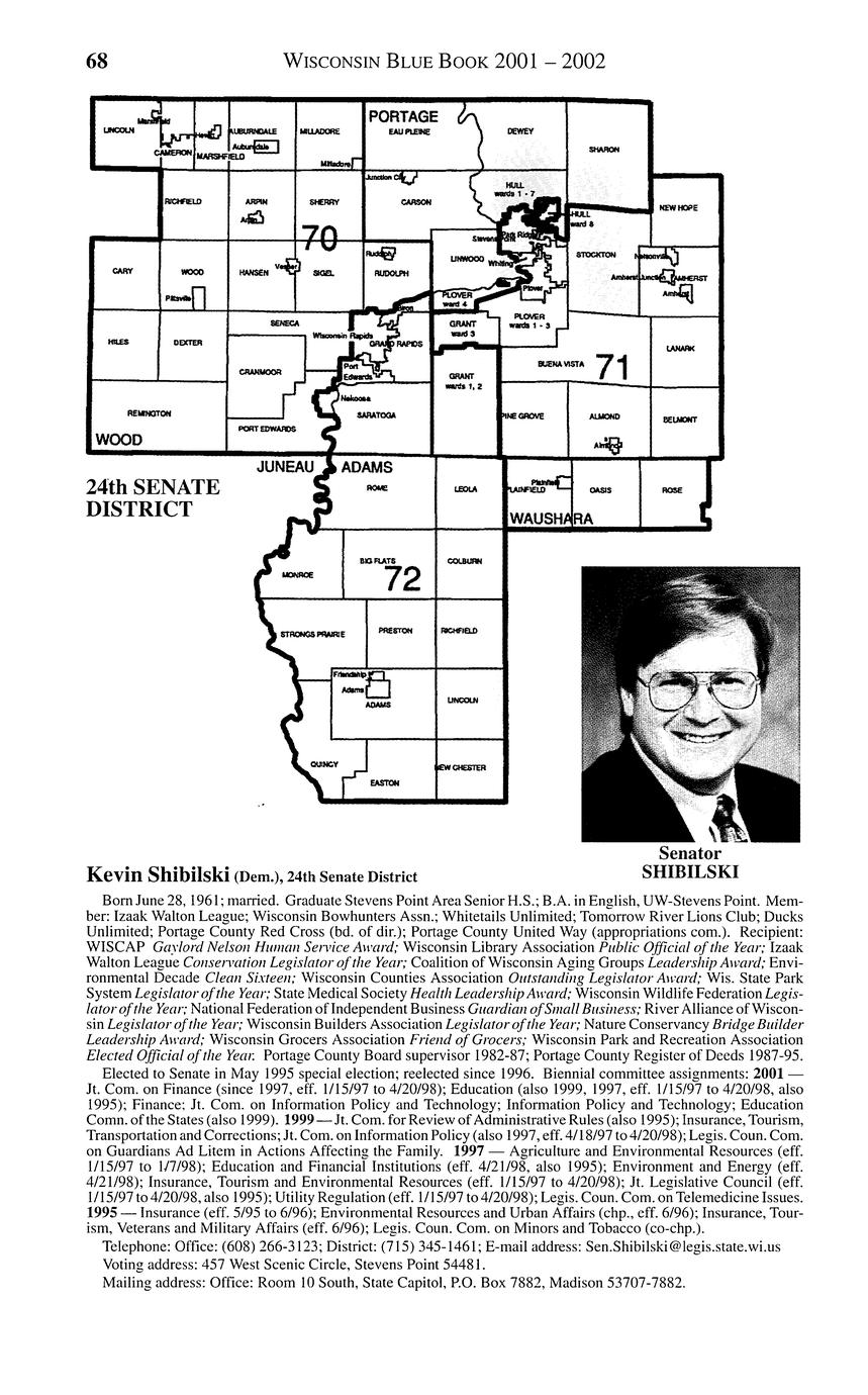 State of Wisconsin Blue Book 2001/2002 - Full view - UWDC - UW-Madison ...