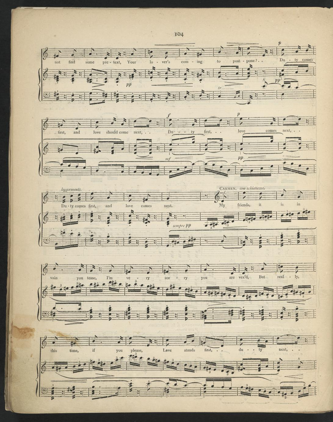 Carmen [collection] : opera in four acts (66 Documents) - Full view ...