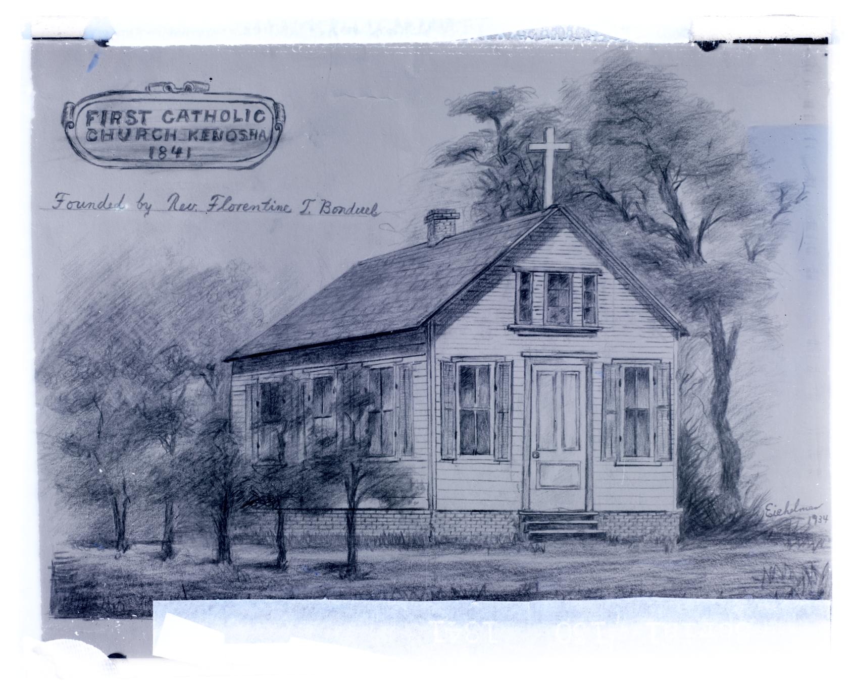 ‎First Catholic church - UWDC - UW-Madison Libraries