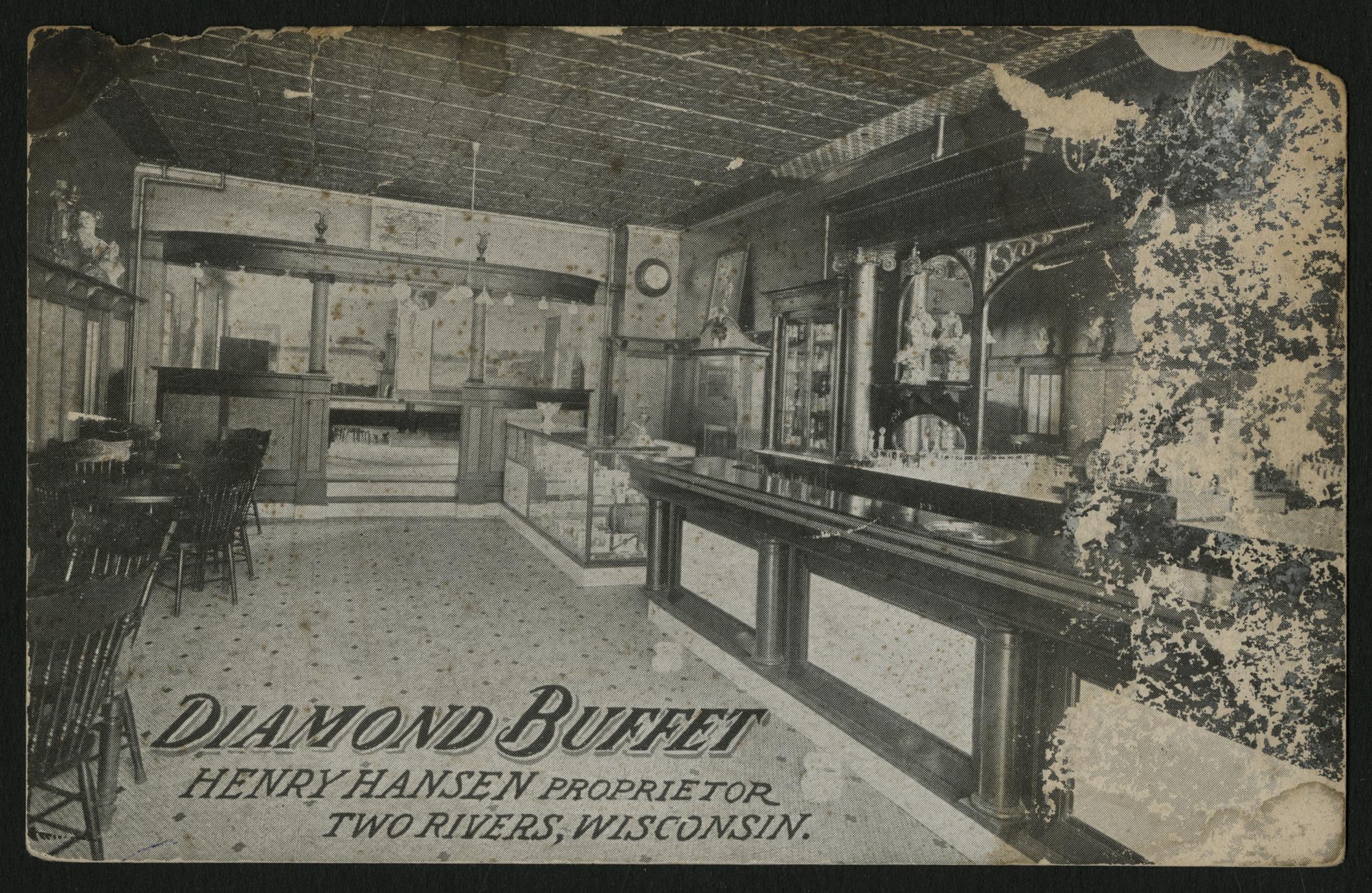 ‎Diamond Buffet postcard - UWDC - UW-Madison Libraries